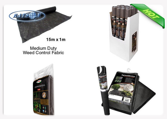 Agriculture Weed Control Nonwoven Ground Cover / Weed Mat For Crops Growth
