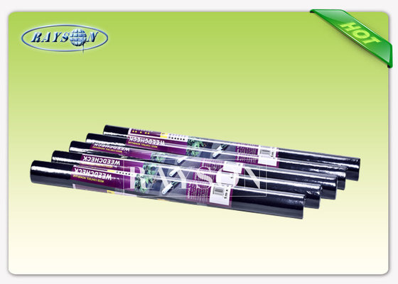 90GSM Black color UV treatment PP Weed Mat Roll For Ground Cover And Grass Control