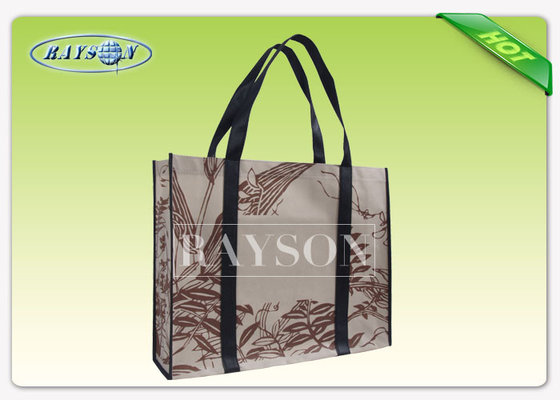 Recyclable Polypropylene Tote non woven grocery Bag With PP webbing for Supermarket