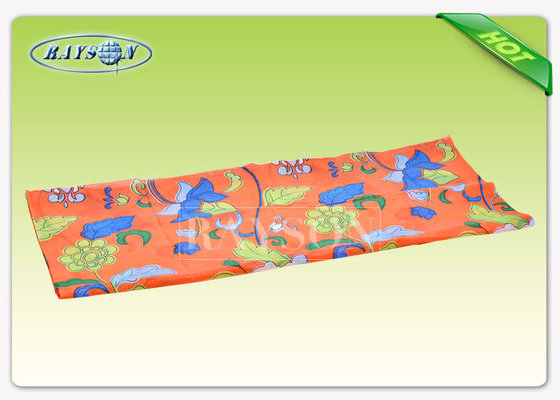 65 gram 210cm Width Printed Non Woven Fabric For Mattress Cover / Package