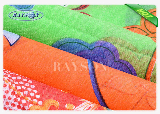 Different Design PPSB Printed Non Woven Fabric OEM  For Furniture / Packing