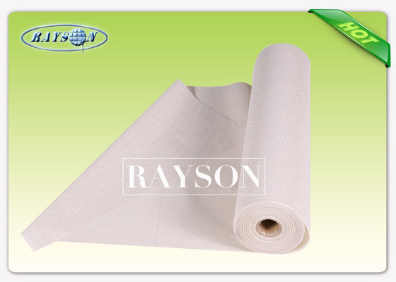 Slipper PVC Dotted Non Woven Anti Slip Fabrics For Making Shoe Cover