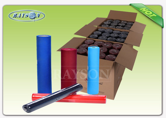 Printing or waterproof PPSB Non Woven Tablecloth in roll packing 1.2m x 25m
