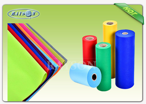 100 Polypropylene Fabric / PP Spunbond Non Woven Fabric Roll Used For U.S Market Shopping Bag