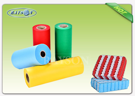 100% PP Flame Retardant  Polypropylene PP Spunbond Non Woven Fabric Showed In Canton Fair