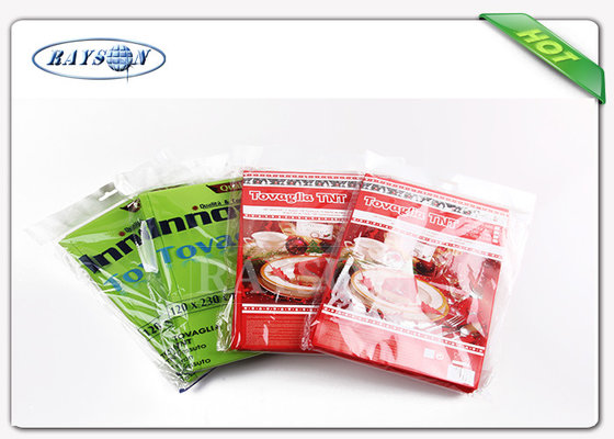 Eco friendly Printed Disposable 1.4mx1.4 m PP Tablecloth / Non Woven Products