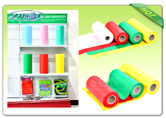 Red Green White PP Spunbond Non Woven Fabric For / Shopping Bag / Packing Pocket Spring