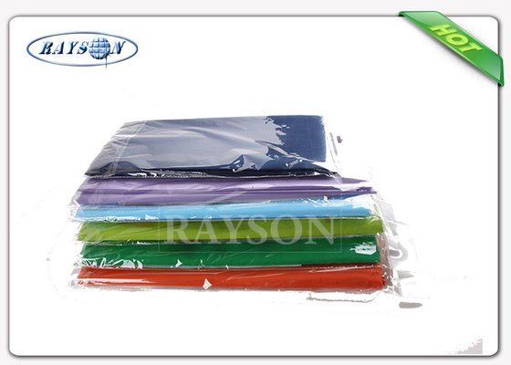Custom Examination Various Color 38g to 70g Dining Non Woven Fabric Tablecloths