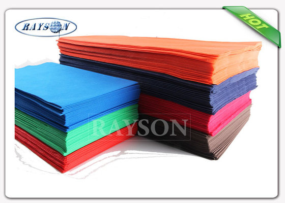 Soft Feeling Non Slip Various Color Disposable Table Cover Oilproof In Tnt  Fabrics