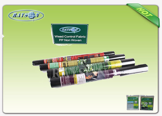 90GSM Black color UV treatment PP Weed Mat Roll For Ground Cover And Grass Control