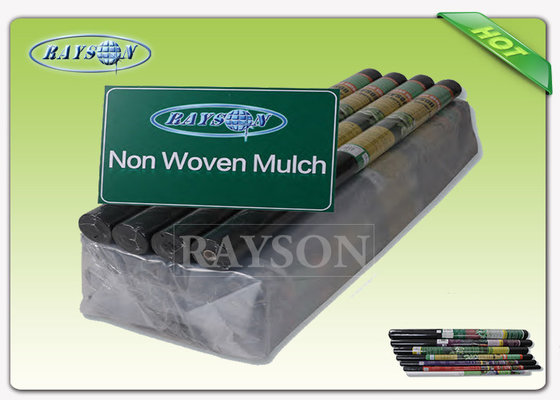 PP Black Color 70g -130g Weed Control Cloth Fabric With UV Resistance In Roll Package