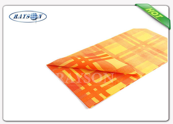 Gewichts-bunte Druckquadrat Tnt-Tischdecke der Fantasie-38-75 G/M exportiert nach Italien