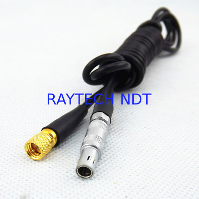 UT cable, BNC Lemo 00 Microdot Lemo 01 cable, Ultrasonic Flaw Detector Connector