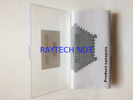 Comb Type Wet Paint Thickness Tester, Wet Film Coating Thickness Gauge 25-3000um