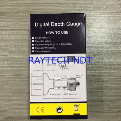 Digital Tyre Tread Depth Gauges, Portable Depth Gauge, Stainless steel material, Ultrasonic flaw detector