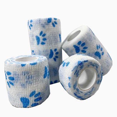 Self Adhesive Bandage Vet Wrap for Pets Stretch Self Adherent Tape for Athletic Sports Ankle Bandage 2.5/5/7.5/10 CM supplier
