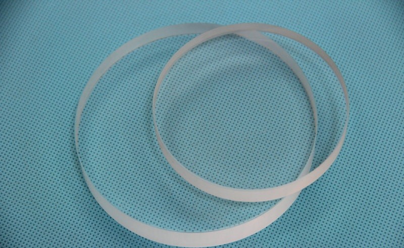 Polished quartz wafer