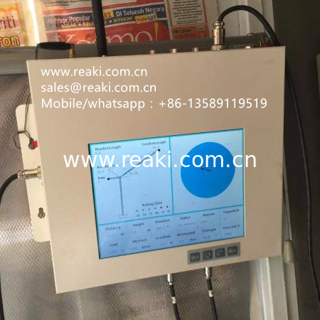 RJ-10 luffing crane anti-collision system hot-sale in malaysia  shanghai reaki tower crane zone protection system