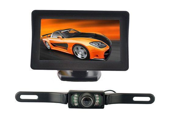 China 4.3 inch CCD / CMOS Rear View Camera Night Vision With TFT LCD Monitor distributor
