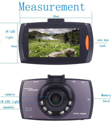 cheap  Wide View Angle HD DVR Car Video Recorder PAL / NTSC System
