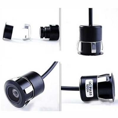 cheap  18.5mm HD Car Backup Rear View Camera , Punch Inlaid Mini Night Vision Camera