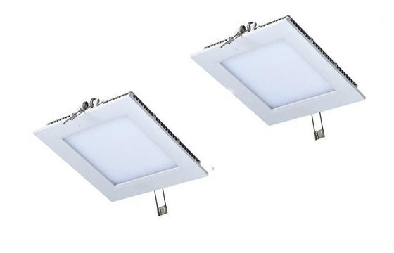 Warm White 230V / 240V 12W 2x2 Square LED Panel Light Fixture 50HZ - 60HZ