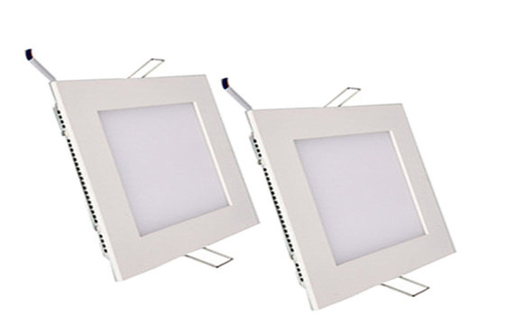 Recessed 9 Watt 3000k Square Flat Led Panel Light For Residential / Commercial Lighting