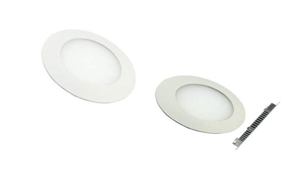 Pure White 9W Flush Mount Round LED Panel Lights Fixture For Meeting Rooms