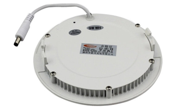 Pure White 9W Flush Mount Round LED Panel Lights Fixture For Meeting Rooms