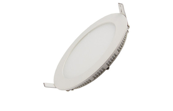 6W IP44 CRI 80 Indoor Recessed Round LED Panel Lights 85V - 265V
