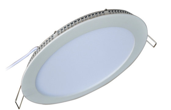 6W IP44 CRI 80 Indoor Recessed Round LED Panel Lights 85V - 265V