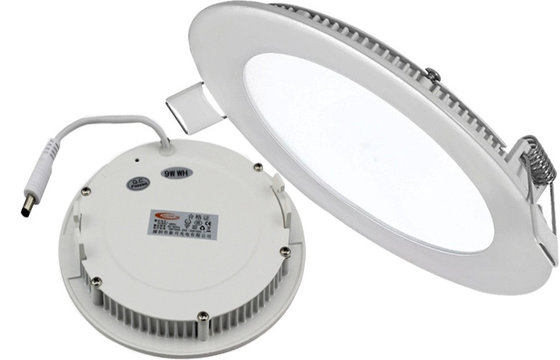 Epistar / Bridgelux IP54 1500LM Round LED Panel Lights 15W For Washing Room / Corridor