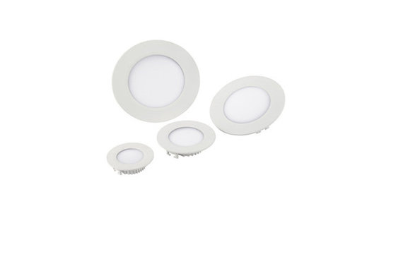 Epistar / Bridgelux IP54 1500LM Round LED Panel Lights 15W For Washing Room / Corridor