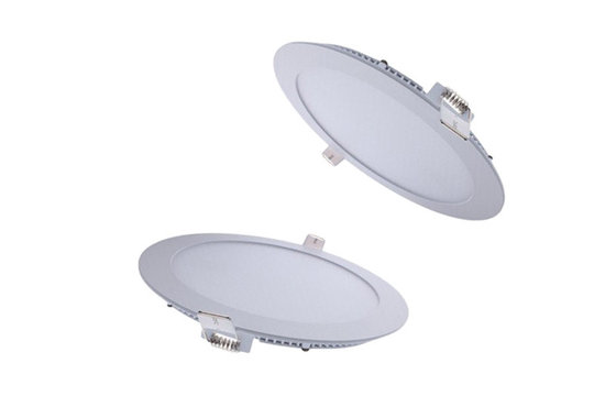 Anti-glare Office12W Round LED Ceiling Panel Light 4000K / 6000K Surface Mounted
