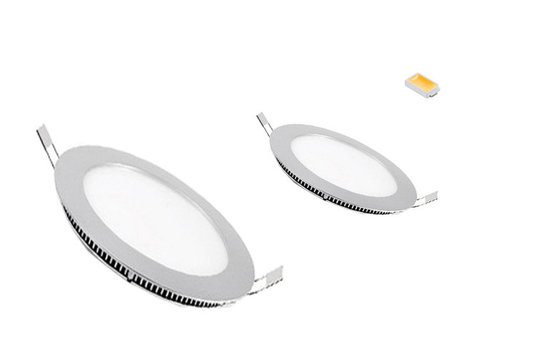 Warm White Bathroom Round LED Panel Lights 1200LM 12 W With Low Voltage