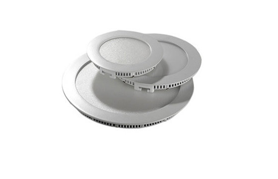 Modern 12 Watt Hotel Round LED Panel Lights 110V / 220V Residential Lighting