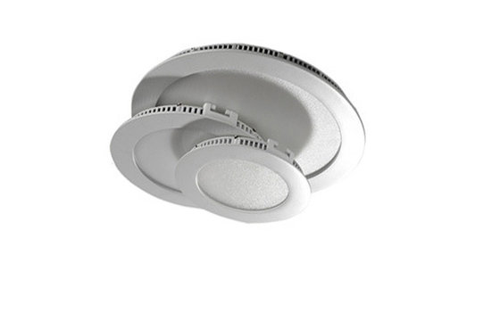 Modern 12 Watt Hotel Round LED Panel Lights 110V / 220V Residential Lighting