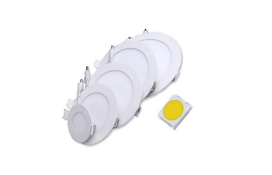 Energy Saving Ultra Thin 3W LED Round Panel Lights For Hotel Ceiling Lighting