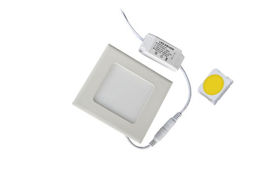 Square 15 Watt 5000K / 6000K Led Flat Panel Ceiling Lights With Light Guide Plate