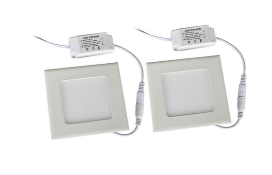 High Efficiency Square Indoor 18W Emergency LED Panel Light 240x240mm 100Lm/W
