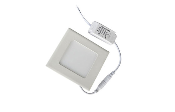 High Efficiency Square Indoor 18W Emergency LED Panel Light 240x240mm 100Lm/W