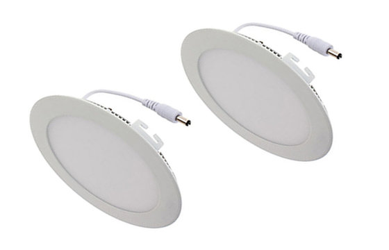 Round 12W Emergency LED Panel Light 3500K / 4000K With Epistar / Bridgelux Chip
