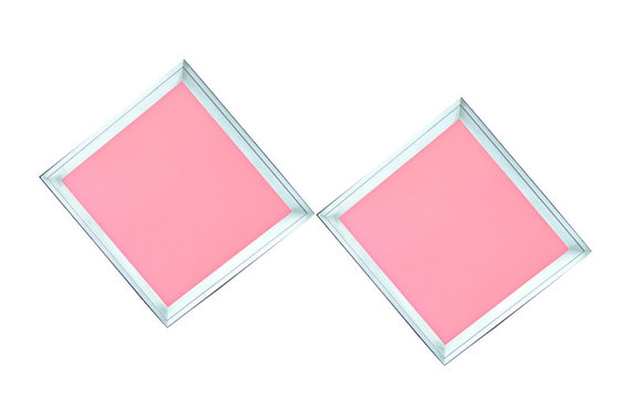 White / Pink IP44 18W RGB LED Panel Light 30 X 60 For Office / Workshop