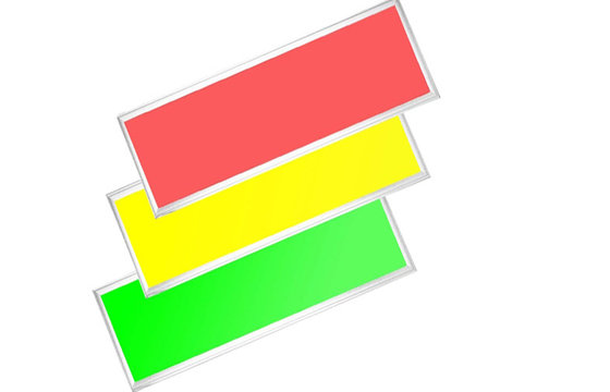 Dimmable RGB 48 Watt Wall Recessed RGB LED Panel Light 300 x 1200mm