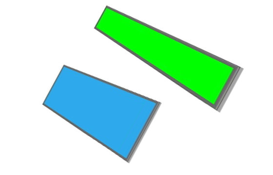 85-265V Recessed RGB Ceiling Led Panel Light , Green / Red Ra 80 1800LM 27W SMD2835
