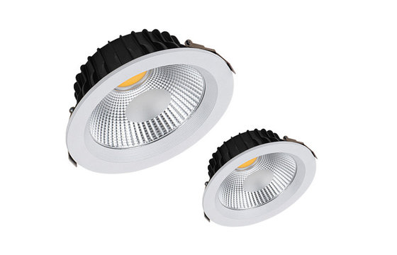 High Efficiency  25 Watt Recessed Round LED Downlight 3000K / 4000K / 6000K
