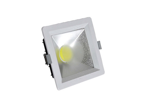 Indoor Square 30W COB LED Downlight Dimmable Long Lifespan For Office/Workshop