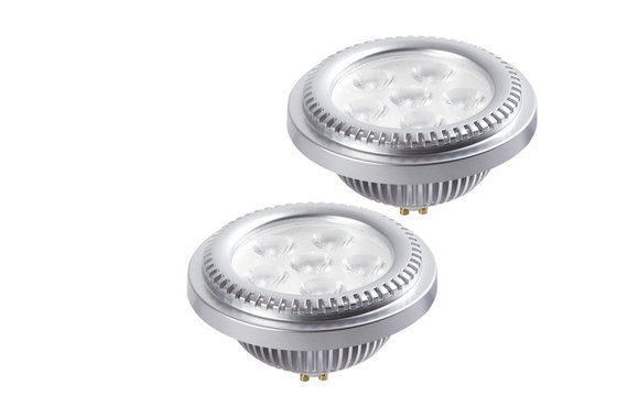 Pure White 600lm Ra75 G53 AR111 LED Light / Spotlight For Cabinet Lighting