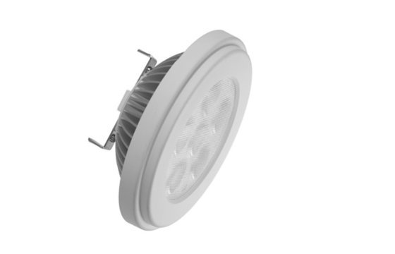 Round 12W 110 Volt AR111 LED Lamp LED Spot Lighting With Milky Aluminum Housing
