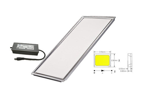 Ultra Thin 48W LED Recessed Ceiling Panel Lights 300mm x 1200 100-120LM/W